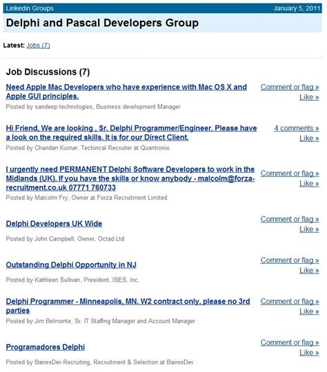 Delphi Jobs In Linkedin Group
