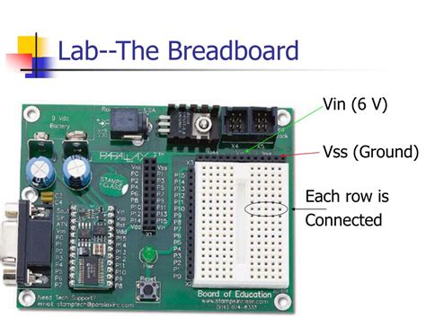 Ppt Lab 1 Breadboard And Measurement Techniques Powerpoint