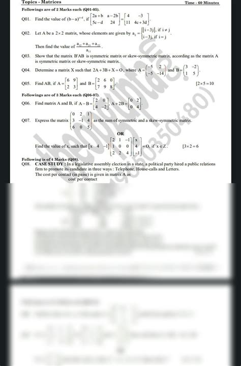 SOLUTION Matrices Studypool