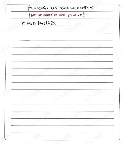 Solved The Iterative Function That Describes How Your New Car Loses