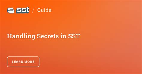 Handling Secrets In Sst