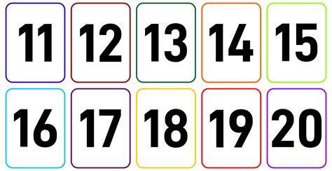 Numbers 11 20 Clipart 5802945 Clipart Library