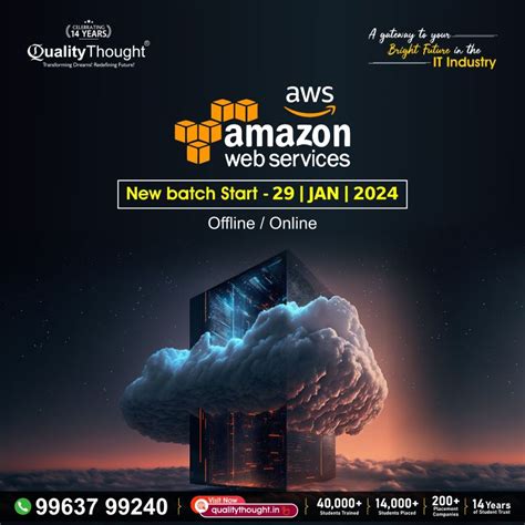 Quality Thought Infosystems On Linkedin Aws Awscloud Awscloudcomputing Awstraining Awscourse
