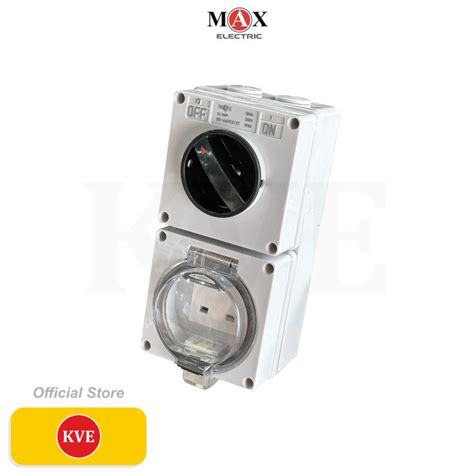Max 13a Ip66 Weatherproof Switch Socket Mx 66cv313t Lazada