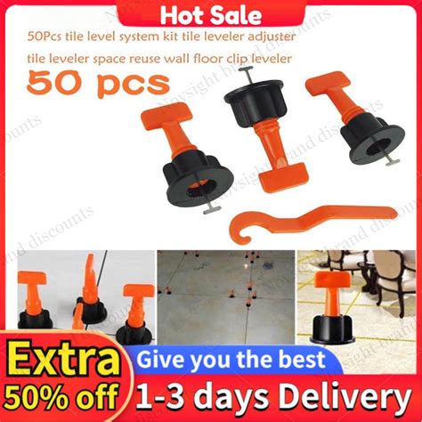 Reusable Tile Leveling System Positioning T Lock Locator Spacer Tool Set Shopee Philippines