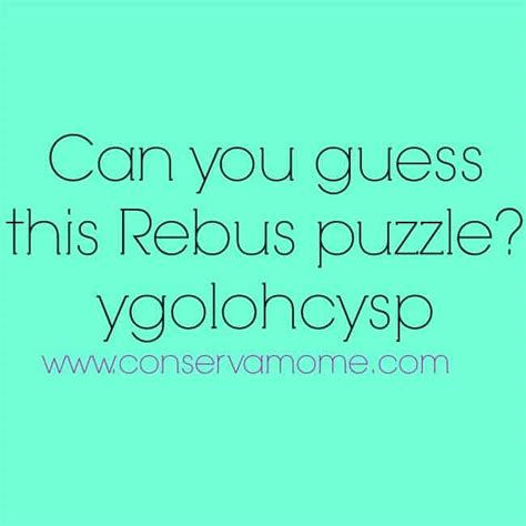 Over 20 Rebus Puzzles With Answers That Will Stump You