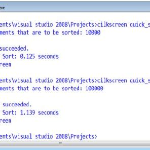 Parallel Quick Sort Program Execution With Different Workers Count