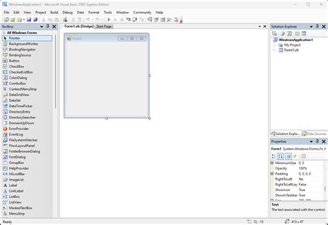 visual basic 2005 express edition microsoft free download borrow