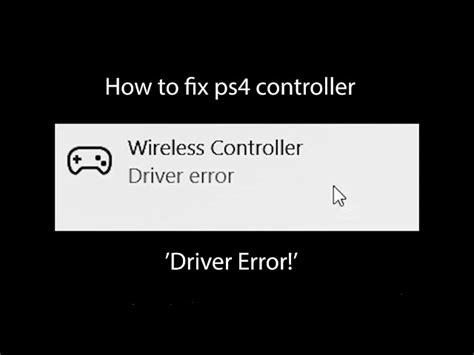 Windows 10 Wireless Controller Driver Error Ps4 Limfatastic