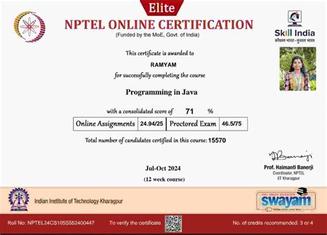 Programming Nptel M Ramya