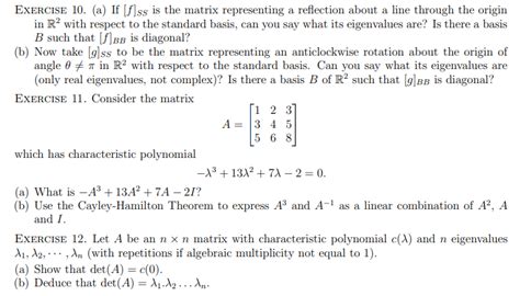 solved find the matrix of the linear transformation f r2