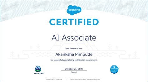 Salesforce Ai Machinelearning Certification Aiforbusiness Datadriven Salesforceai