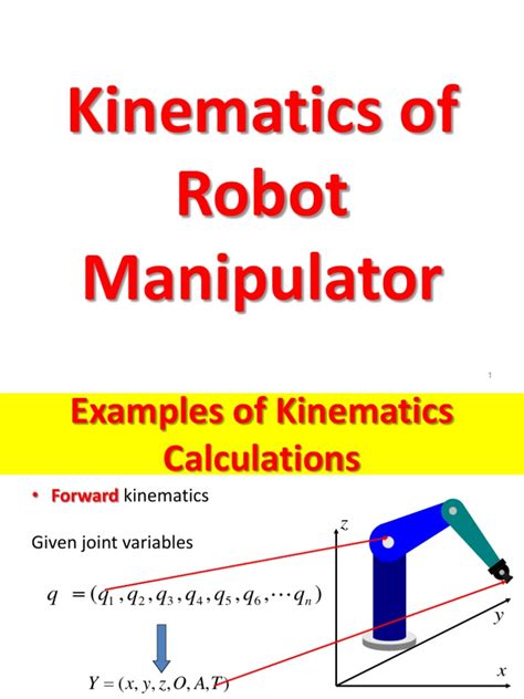 2012 1807 Kinematics Robot Manipulators Pdf Cartesian Coordinate