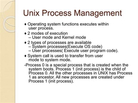 Advanced Operating Systemsprocess Management Ppt