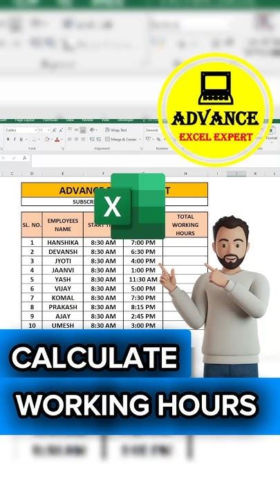 🤔🤔mod Function In Excel Calculate Working Hours Advance Excel💯