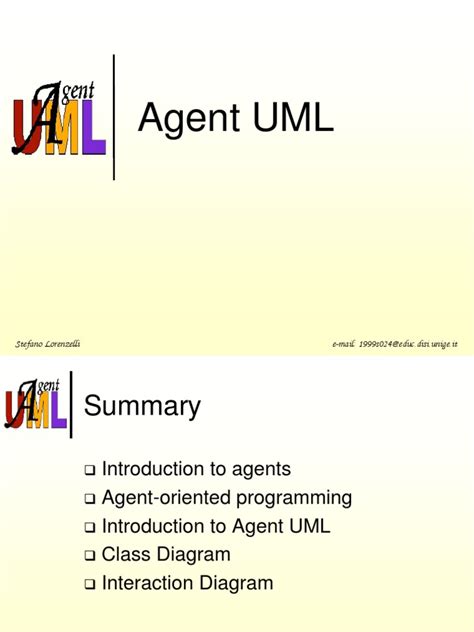 Agent Uml Download Free Pdf Unified Modeling Language Object
