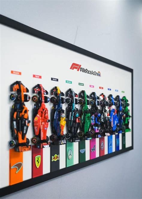 Lego F1 Car Wall Display 🏎️ Cool Lego Cars Wall Lego Car On Wall