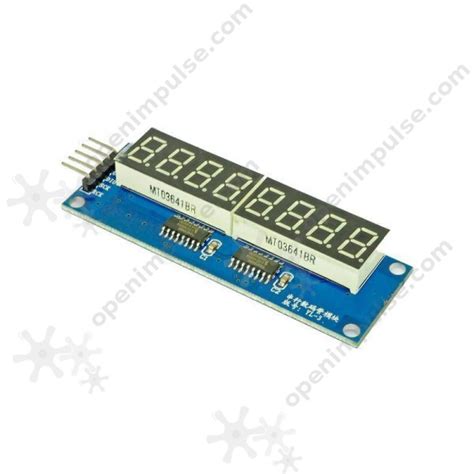 8 Digit Led Display Module Open Impulseopen Impulse