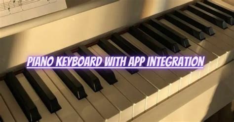 Piano Keyboard With App Integration All For Turntables