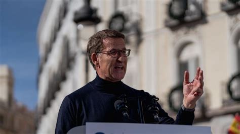 Feijóo Dice Que La Ue Debe Intervenir Por La Amnistía Y Bruselas