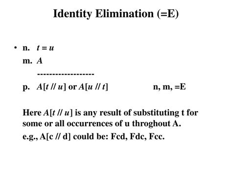 PPT Chapter 8 Identity And Function Symbols PowerPoint Presentation Free Download ID 5627780
