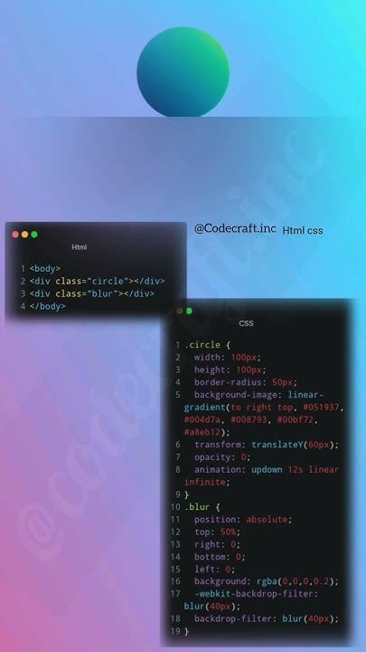 Background Filter Blur Html Css3 Cssanimation Csstricks Html5 Youtube