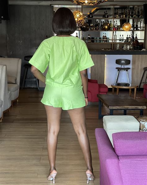 Neda Lemon Shorts Set Shop Enadia