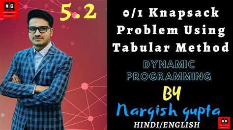 01 Knapsack Problem Using Dynamic Programming 01 Knapsack Problem