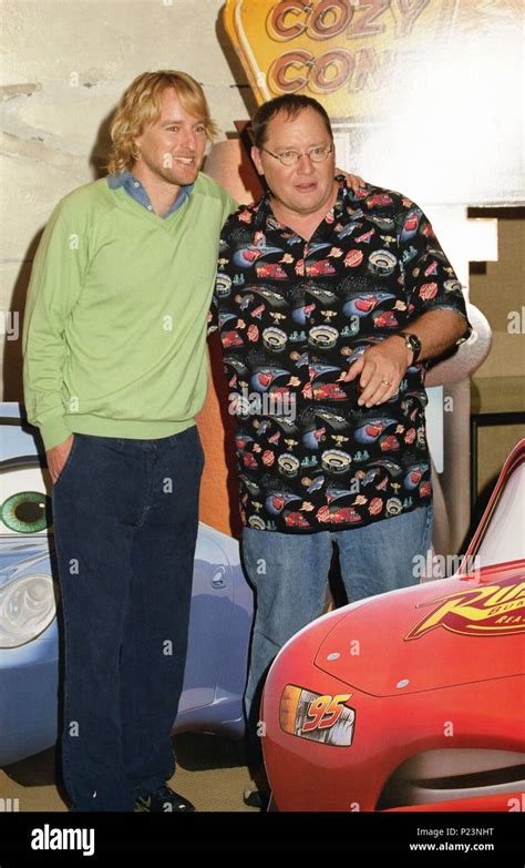 19 05 2006 Barcelona Spain Director John Lasseter And Actor Owen