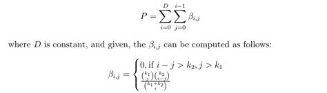 Matlab How To Compute Sum Of Binomial More Efficiently Stack Overflow