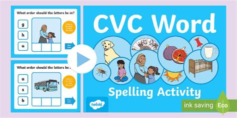 CVC Words Activity PowerPoint Teacher Made Twinkl