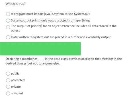 Solved Which Is True A Program Must Import System