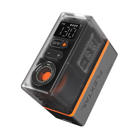 Flextail Tiny Tire Pump 200 130psi Mini Electric Gauge Pump With Cool Taillight