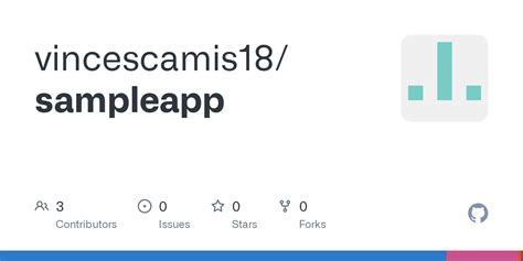 Github Vincescamis18sampleapp