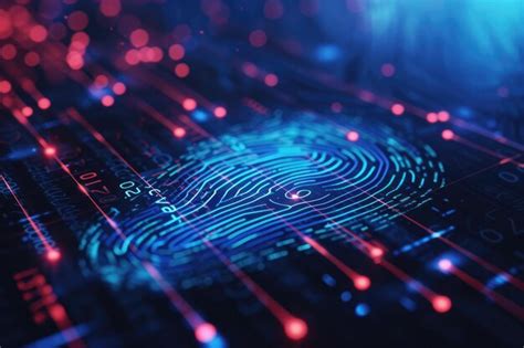 Premium Photo 2fa Authentication Login Or Cybersecurity Fingerprint And Secure Online