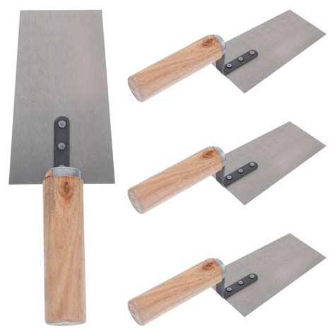 4pcs Masonry Trowel Finishing Trowel Construction Spatula Margin Trowel
