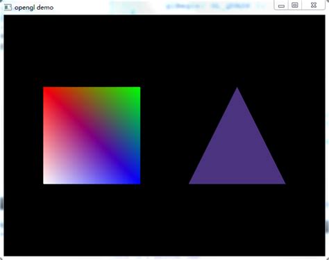 qt5 opengl（二，平面图形上色） qt opengl画的面不同颜色 csdn博客