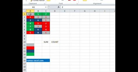 Cara Menghitung Data Pada Kolom Cell Berwarna Di Excel Mukapedia