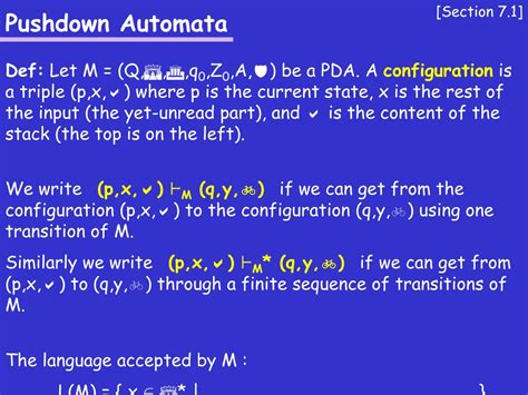 ppt pushdown automata and deterministic pushdown automata powerpoint