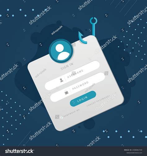 Hacker Cyber Criminals Phishing Stealing Private Stock Vector Royalty Free 2196961719