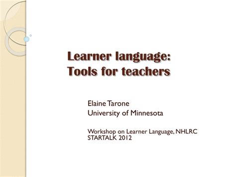 exploring the impact of task on complexity in learner language