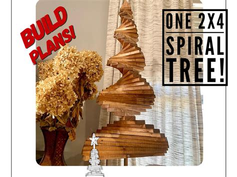 Small Wooden Spiral Tree Plan — Matthew Peech Woodworking