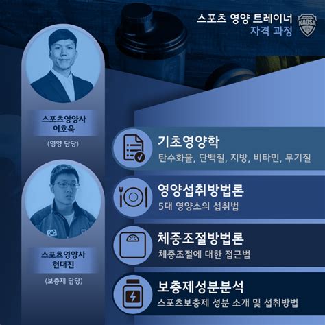 스포츠영양트레이너자격과정