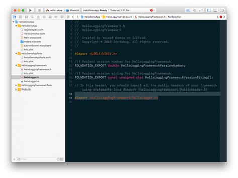 Creating And Distributing An IOS Binary Framework Instabug