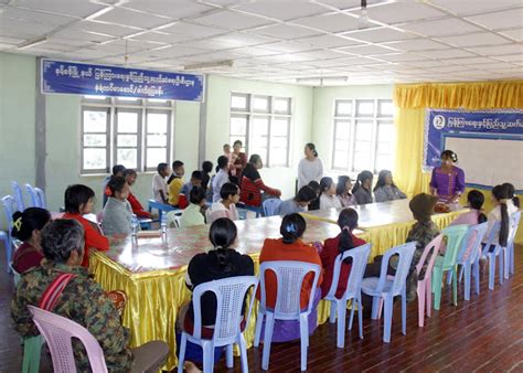 နမ့်စန်မြို့ လူထုအခြေပြုဗဟိုဌာန Community Centre တွင် ကလေးသူငယ်အခွင့်အရေးဆိုင်ရာဆွေးနွေးပွဲ