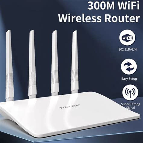 Pixlink Wr21q Wifi Router Range Repeater 80211 B Gn 24g 300mbps 4