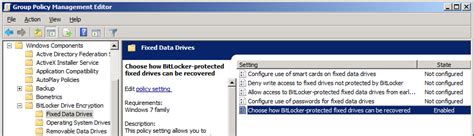 Enable Bitlocker Automatically Save Keys To Active Directory Concurrency