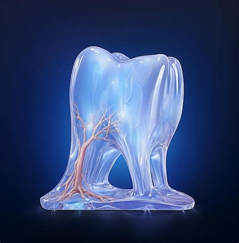 Premium Ai Image Tooth 3d Rendering3d Tooth