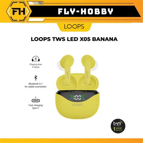 Jual Loops Tws Led X05 Banana Jakarta Pusat Dji Fly Hobby Tokopedia