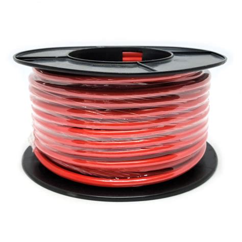 6 Bands Cable Single Core Red 103 Amp Australian Made 6 Awg Cable 6bs 30m Roll